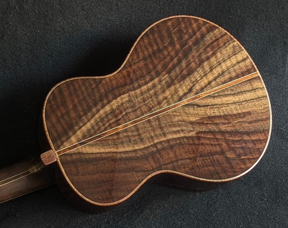 Curly Walnut Custom Ukulele - Kimo Ukulele