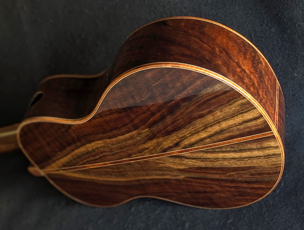 Curly Walnut Custom Ukulele - Kimo Ukulele
