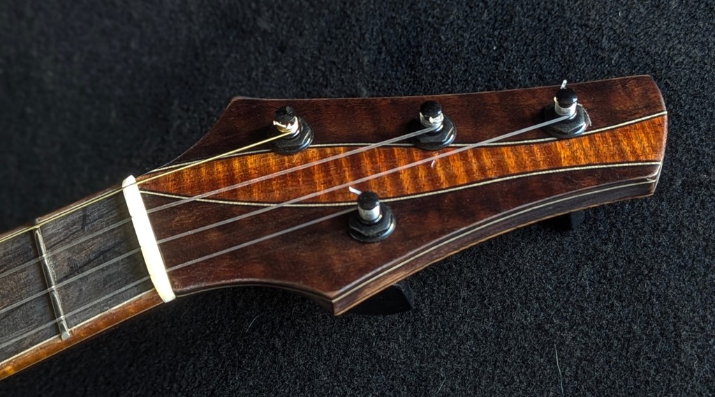 Curly Walnut Custom Ukulele - Kimo Ukulele